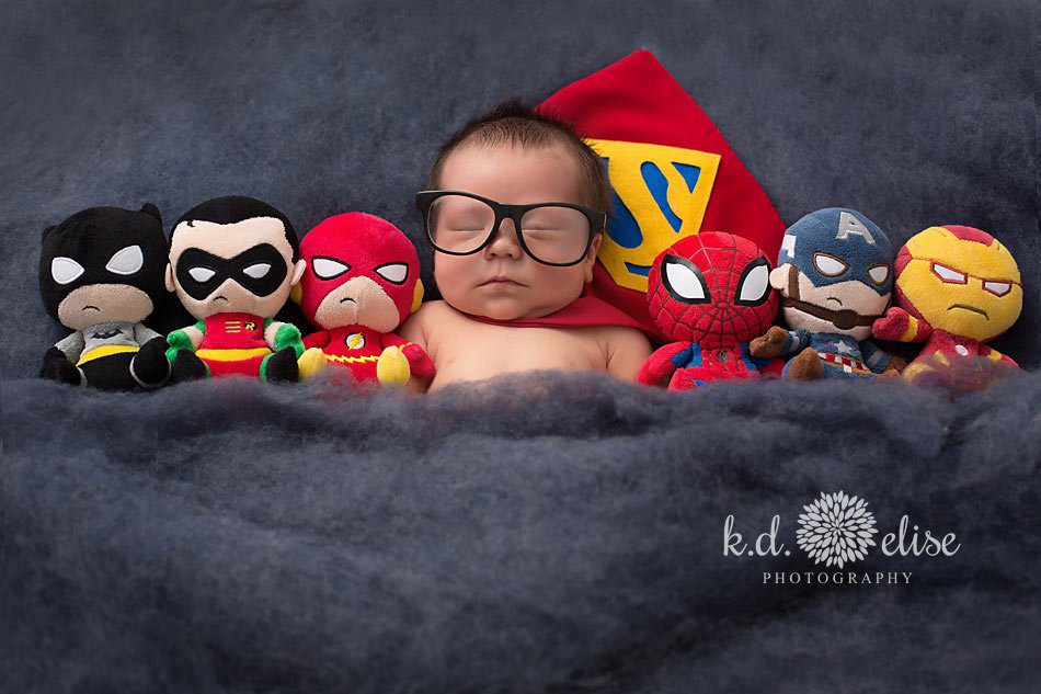 Superman / Baseball Themed Newborn Session - Pueblo - Colorado Springs ...
